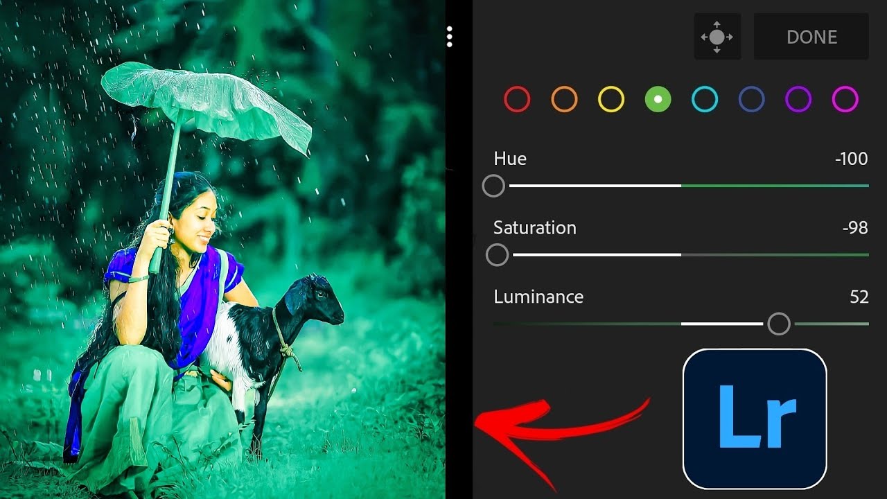 Green and Dark blue effect lightroom phoot editing,Orange color photo ...