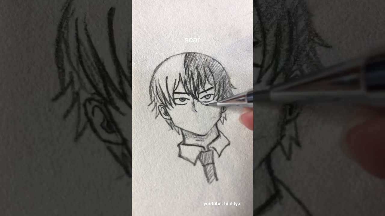 HOW TO DRAW SHOTO TODOROKI 🔥 (SUPER SIMPLE) | MHA - DRAWING TUTORIAL # ...