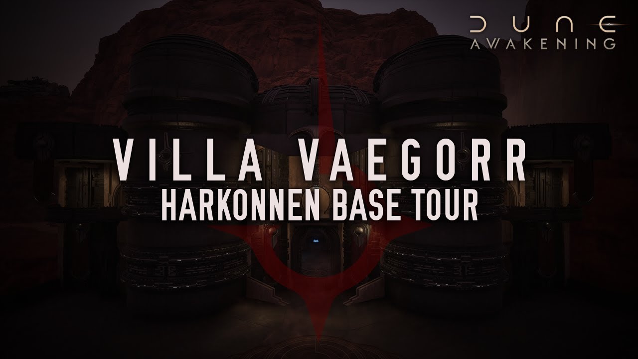 Dune Awakening Harkonnen Base Tour | Villa Vaelgorr - YouTube