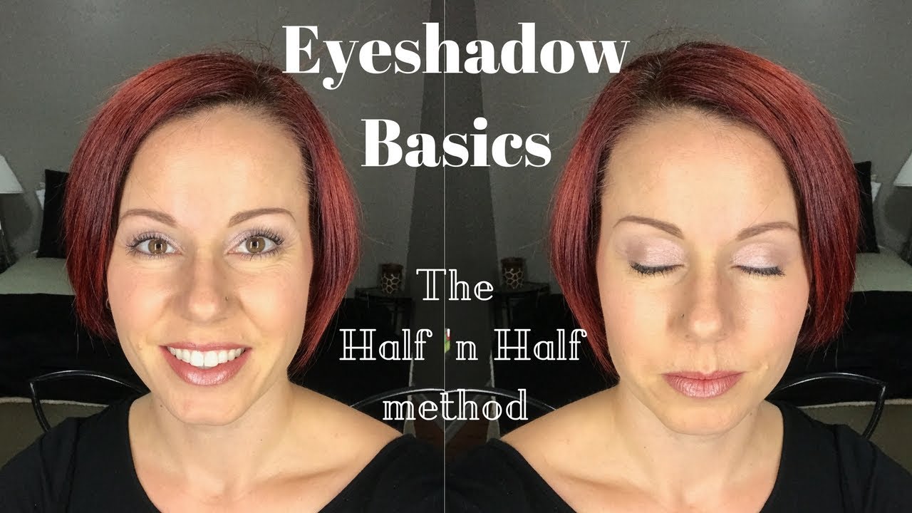Easy Eyeshadow; the Half 'n Half method - YouTube