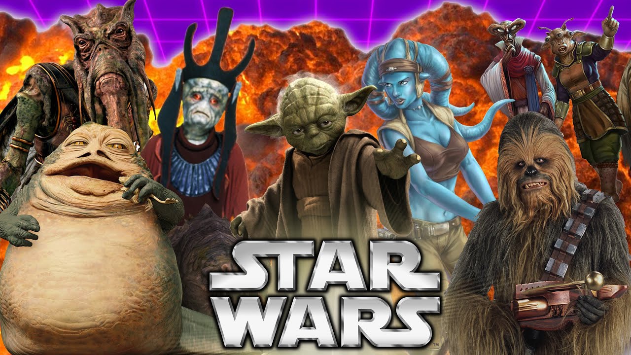 TODOS LOS ALIENS DE STAR WARS - YouTube