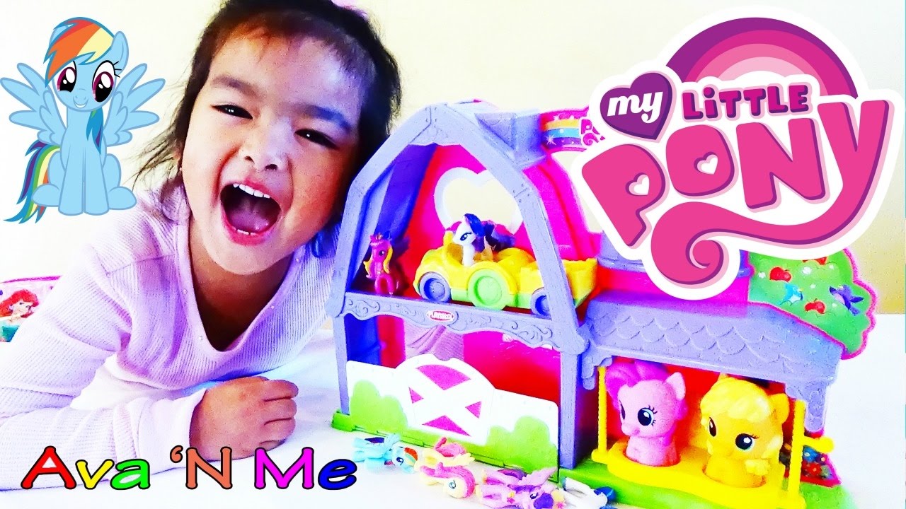 My Little Pony Playskool Friends Activity Barn with Pinkie Pie and ...