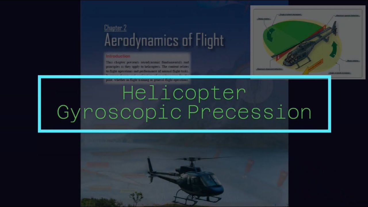 Helicopter Aerodynamics - Gyroscopic Precession (FAA Manual) - YouTube
