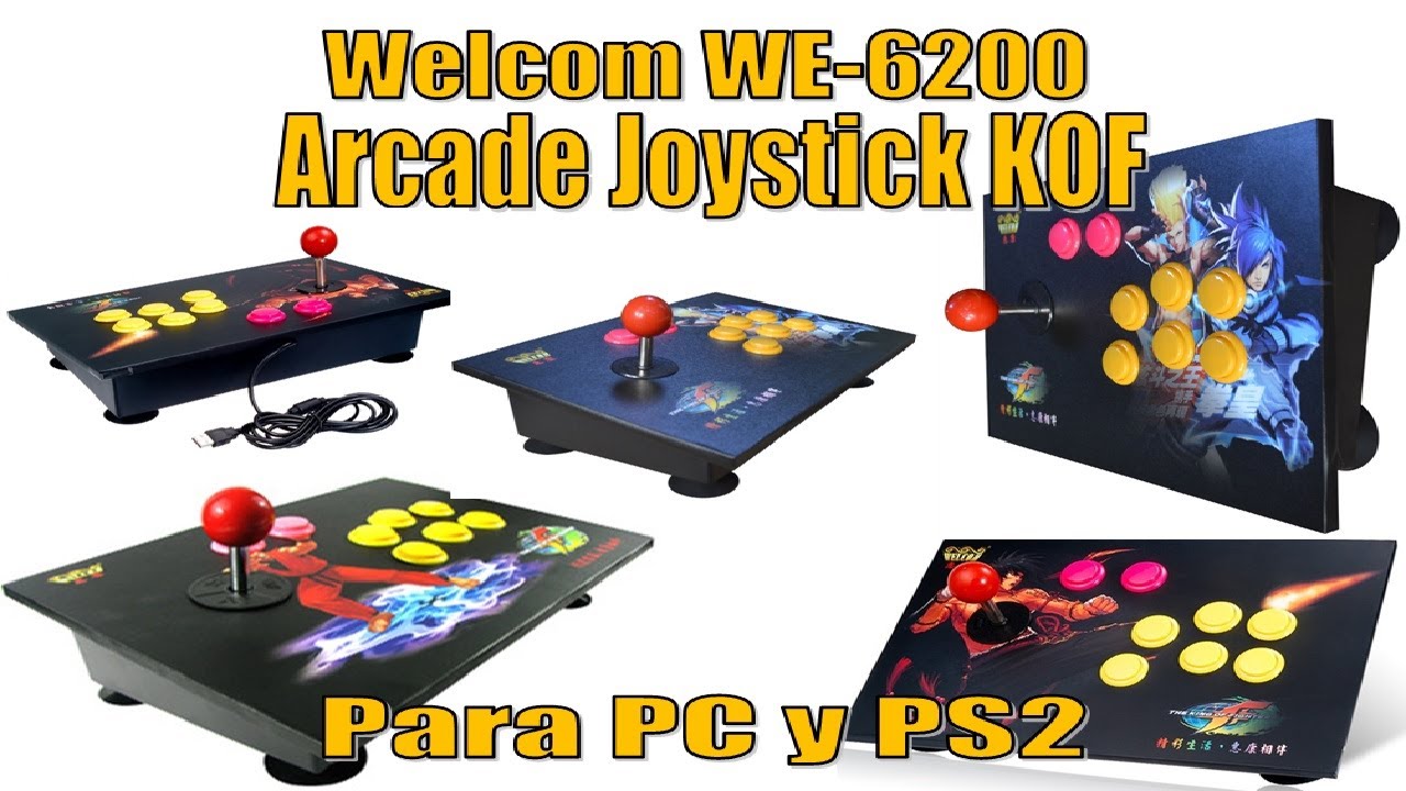 Welcom WE-6200 Arcade Joystick KOF / Unboxing & Review - YouTube