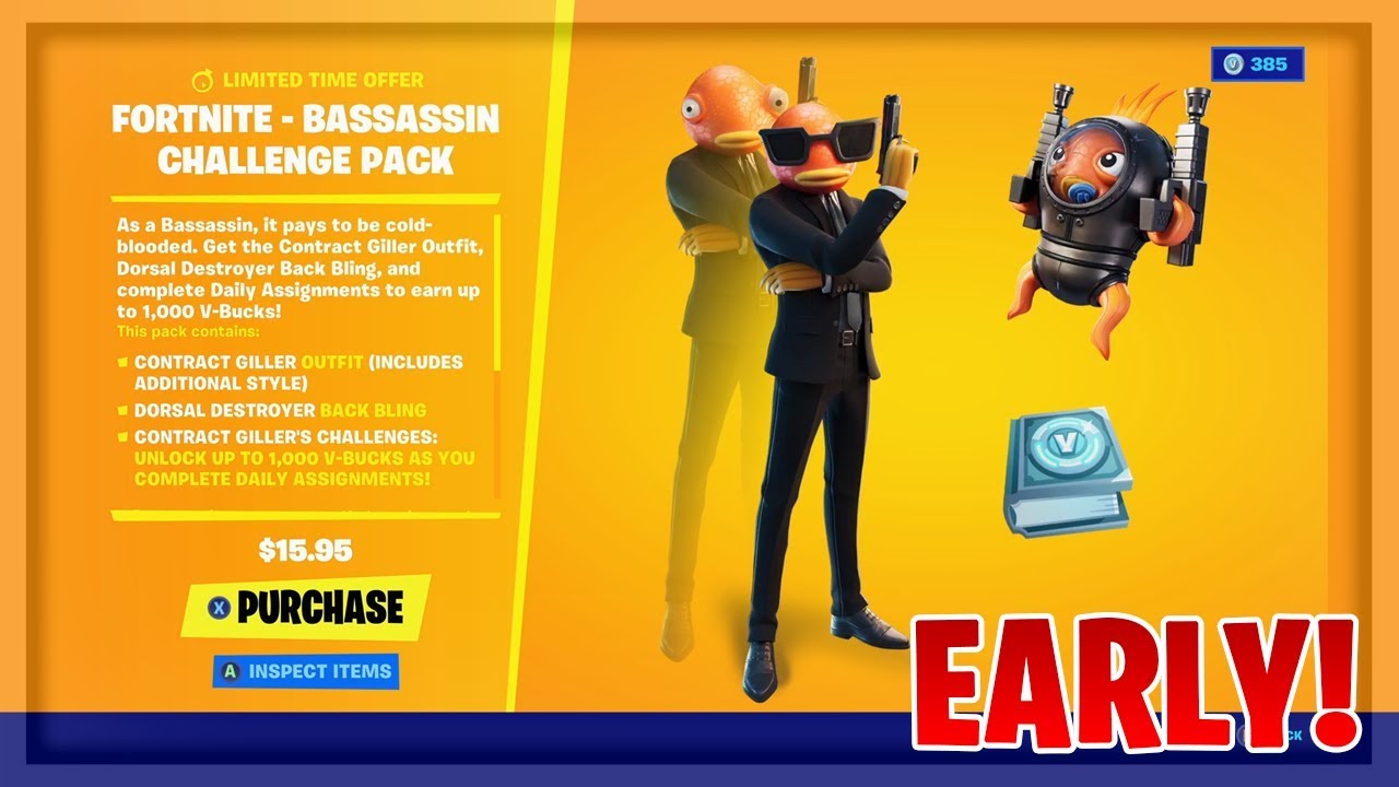 How To Get The BASSASSIN CHALLENGE PACK in Fortnite RIGHT NOW ...