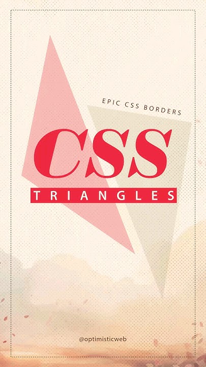 Transforming Borders into Cool CSS Triangles | Quick Tutorial - YouTube