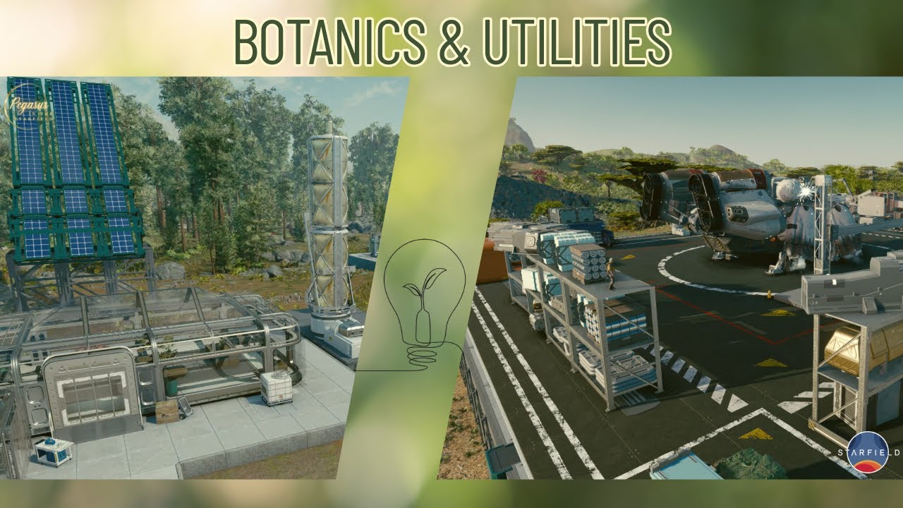 Outpost Botanics & Utilities [Starfield Mod Overview] - YouTube
