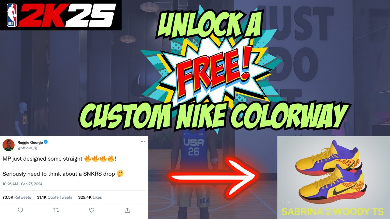 FASTEST WAY TO EARN VC IN NBA 2K25 & UNLOCK A CUSTOM NIKE COLORWAY IN ...
