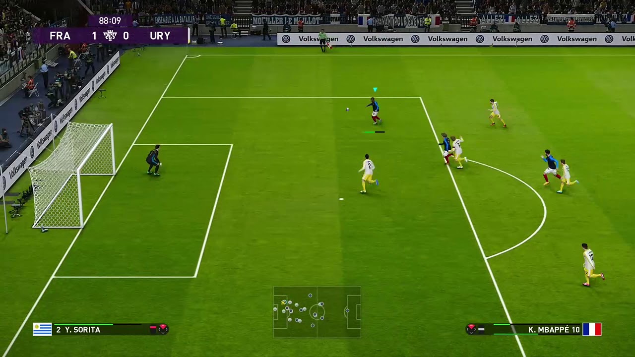 Pes 2020 : Mbappe goal - YouTube