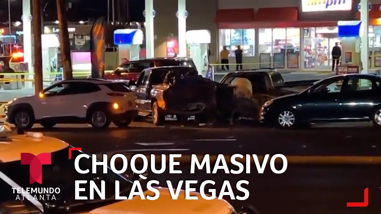 Califican de 'escena de terror' a choque masivo en Las Vegas ...