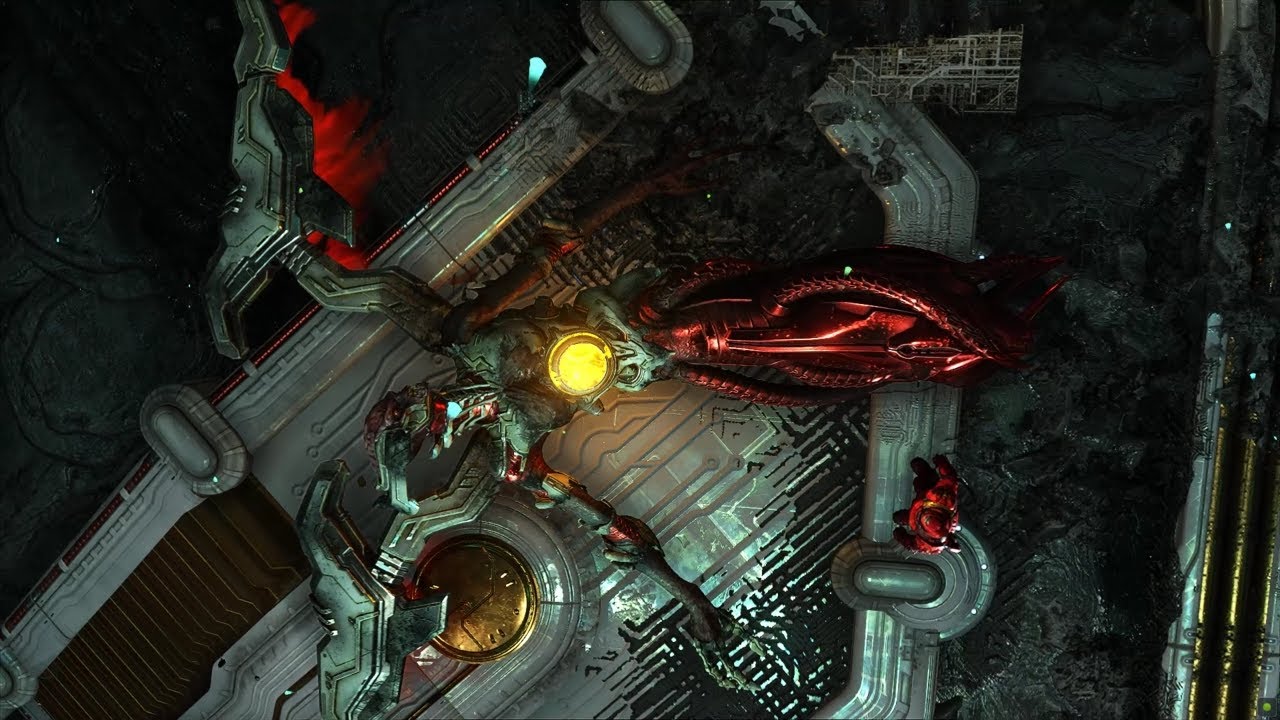 Doom Eternal Khan Makyr boss fight (normal difficulty) - YouTube