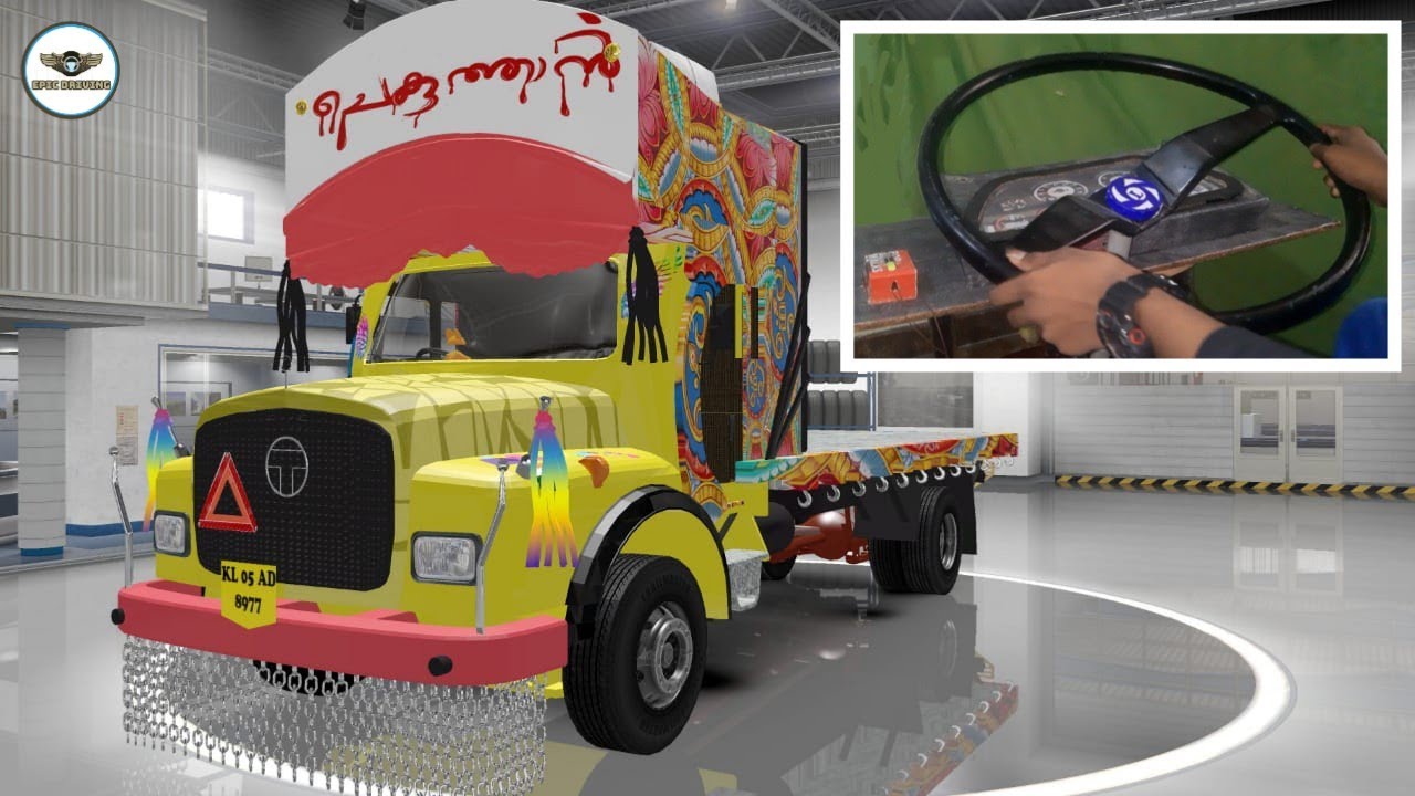 TATA SE 1210 Truck with full of Wooden Goods || Epic Driving - YouTube