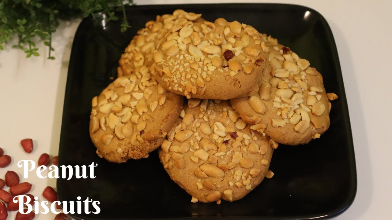 கச்சான் பிஸ்கட் | Peanut Biscuits |வேர்கடலை பிஸ்கட் | Peanut Cookies | How To Make Peanut ...