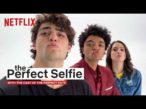 Noah Centineo, Laura Marano & Odiseas Georgiadis' Selfie Game is Strong | The Perfect Date | Netflix