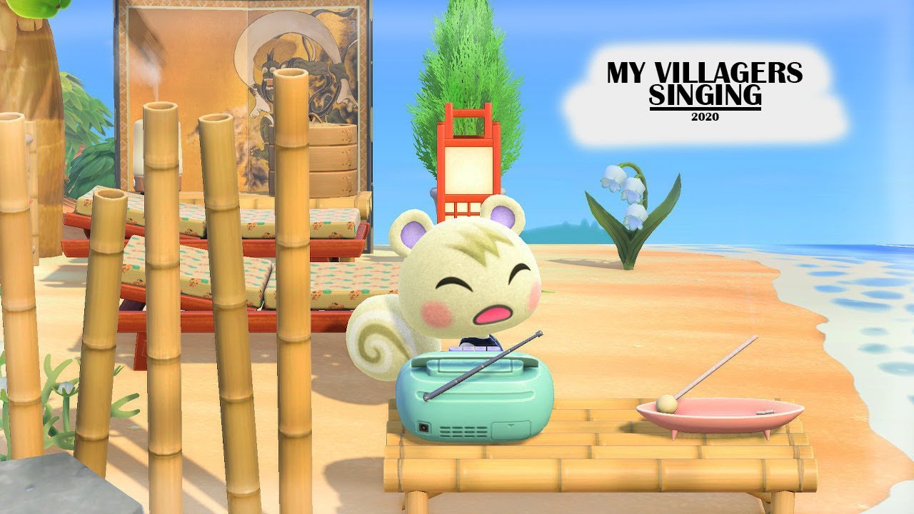 🎵clips of my villagers singing in 2020 | animal crossing new horizons🎵 ...