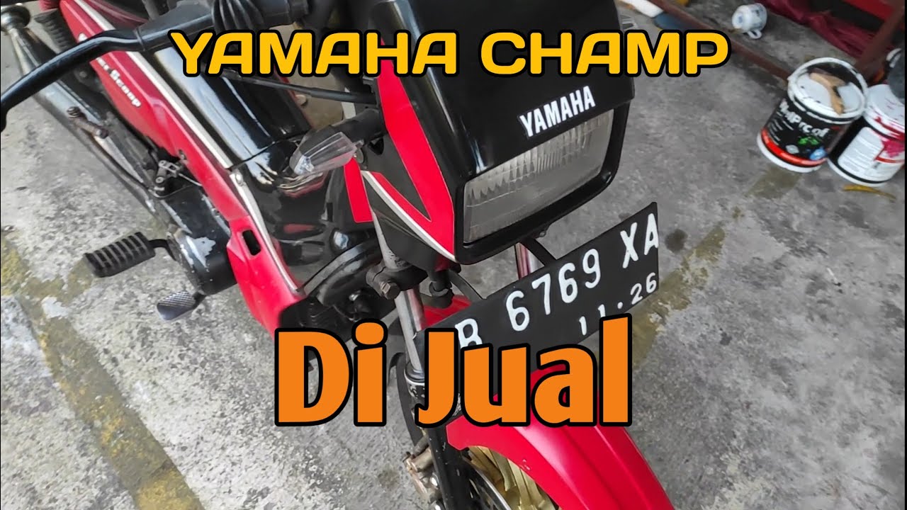 Di Jual Yamaha Champ Tahun 1991 - YouTube
