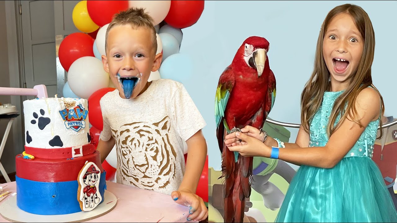 Happy Birthday Max! Birthday kids party with friends! - YouTube