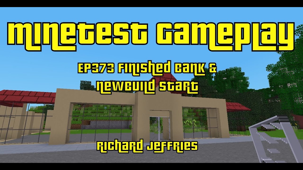 Minetest Gameplay EP373 Finished bank and New Build Start - YouTube
