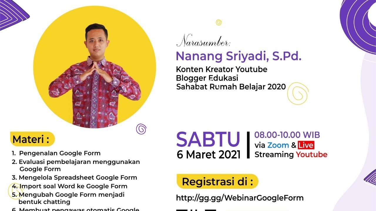 Pemanfaatan Google Form Dalam Pembelajaran (Wajib TAU) - YouTube