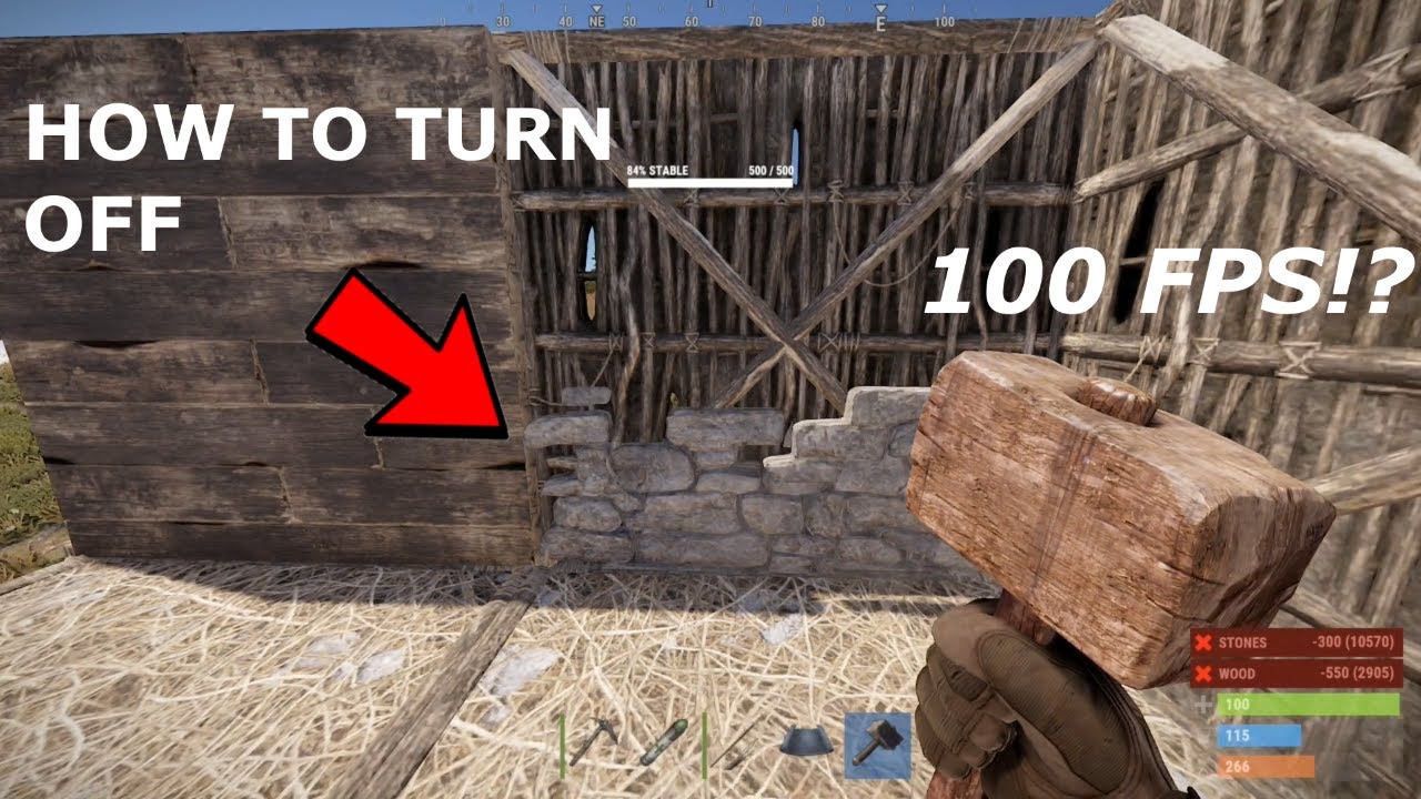 How to turn off the building animation in rust 2023!!! - YouTube