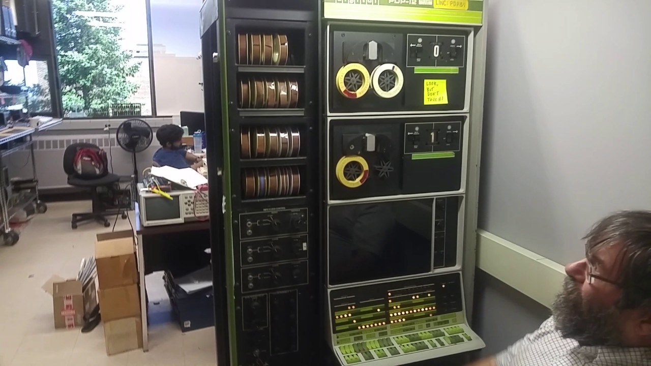 PDP-12: Where We Archive Tapes For Posterity - YouTube
