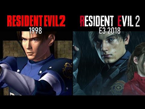 Resident Evil 2 (1998) vs Resident Evil 2 Remake (2018) | Direct Comparison