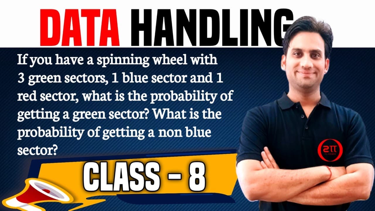 If you have a spinning wheel with 3 green sectors, 1 blue sector and 1 ...