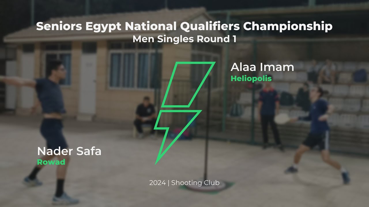 Speedball | Nader Safa vs Alaa Imam | Full Match | 2024 Egypt National ...