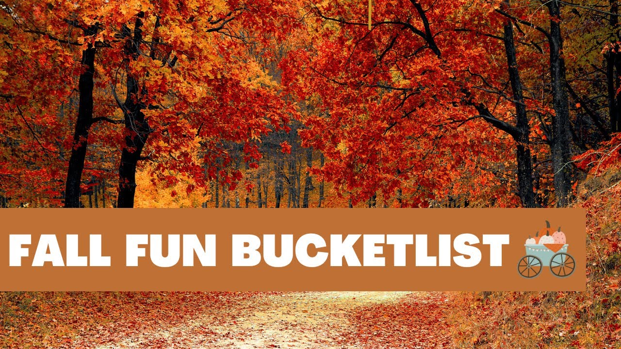 🍂 Fall into the season with our ultimate Fall Bucket List! 🍁🎃🍂 - YouTube