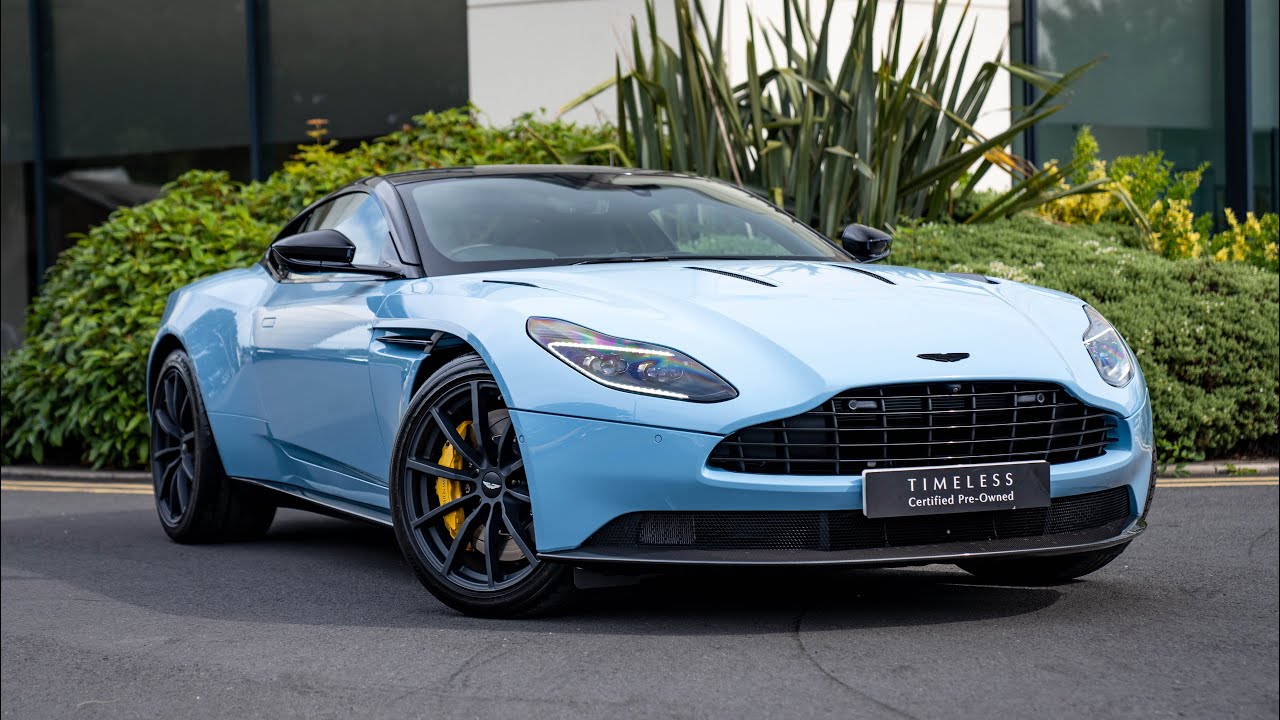 DB11 V12 AMR in Frosted Glass Blue - YouTube
