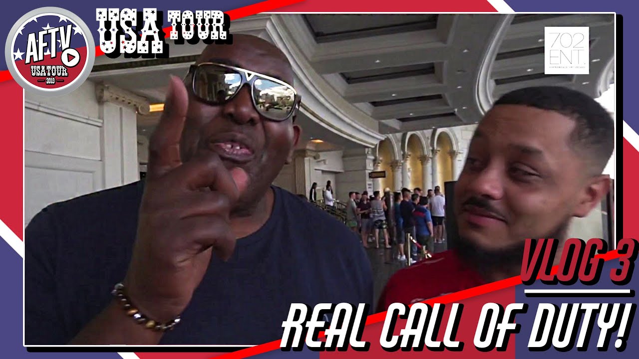 Robbie & Troopz Real Call of Duty (Black Ops) | AFTV USA Vlog Day 3 in ...