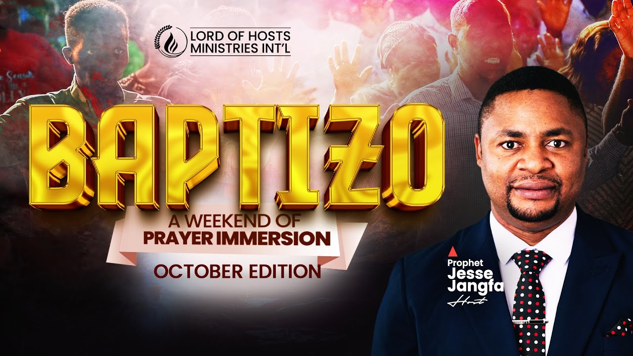 Baptizo - Day 1 || A Weekend of Prayer Immersion || October Edition ...