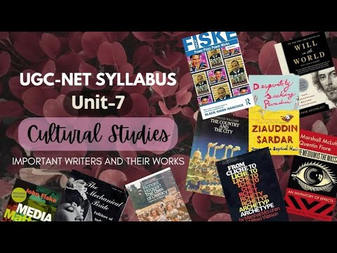 Cultural Studies/ Unit-7/ UGC NET Syllabus/ English Literature #ugcnet ...