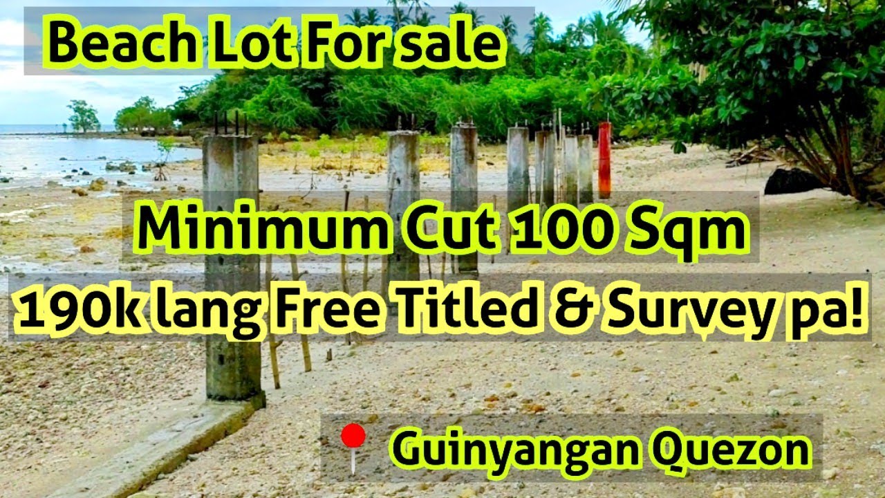 #51 👉Sa halagang 190k mo! may 100Sqm kanang Beach lot Free Titled pa! 📍 ...