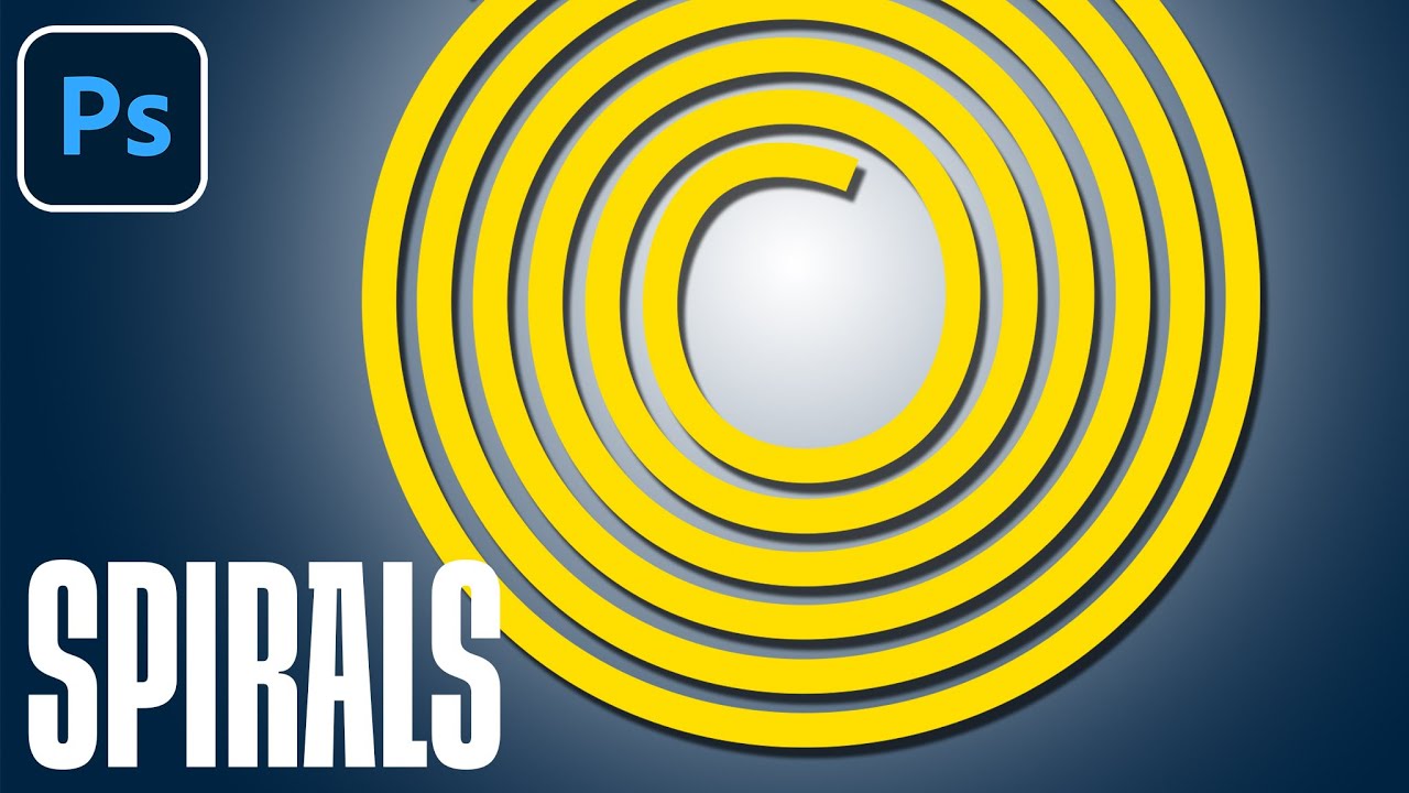 Create Spirals In PHOTOSHOP - YouTube
