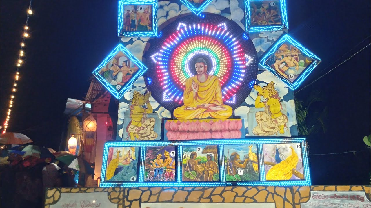 Ratnapura Thorana 3 | Poson Kalapaya 2023 | මුවගම පන්සල අසල - YouTube