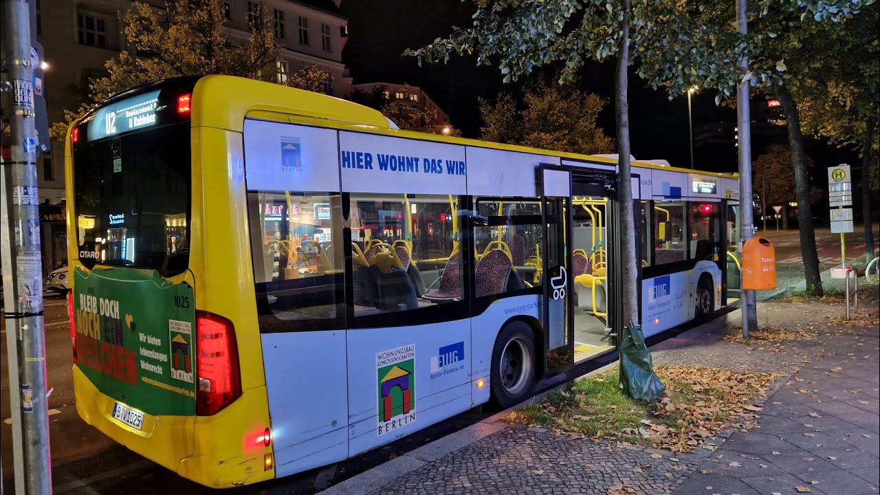 Bus Berlin | Mitfahrt im kompl. U2 SEV von U Ruhleben bis U Theodor ...