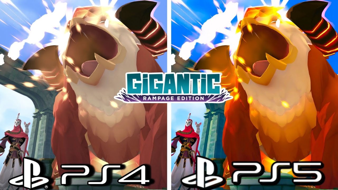 Gigantic Rampage Edition PS4 vs PS5 Graphics Comparison - YouTube
