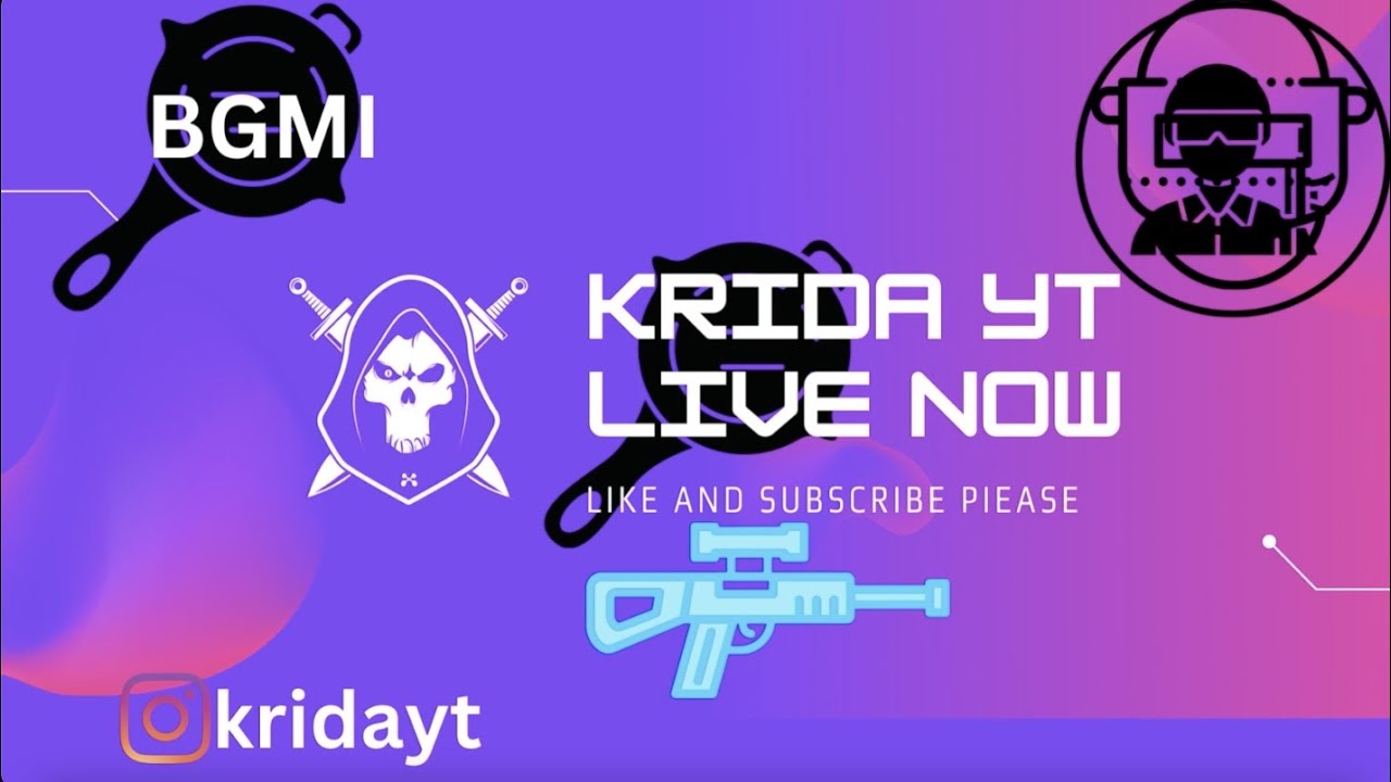 KRIDA YT IS LIVE NOW ROAD TO 1K #gamingvideos #live #bgmilive # ...