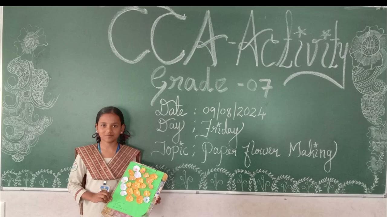 CCA activity by 7th standard students.. - YouTube