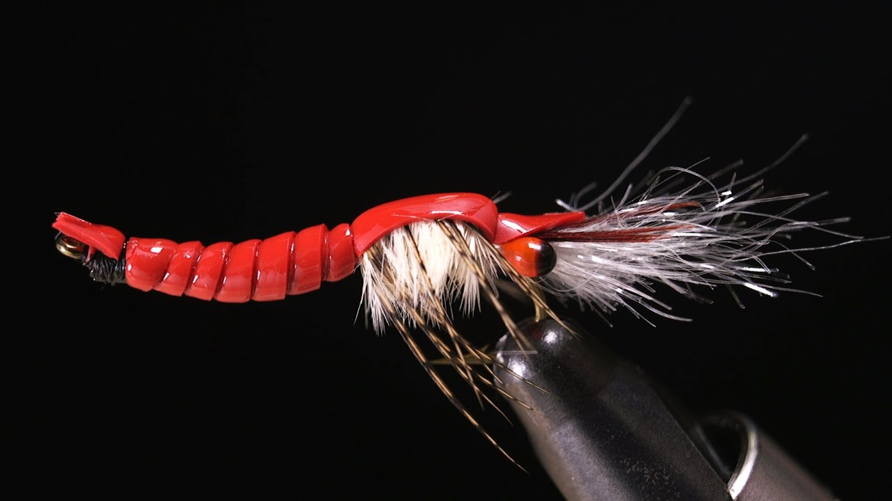 Realistic Baby Crayfish.Fly Tying Baby Crayfish - YouTube