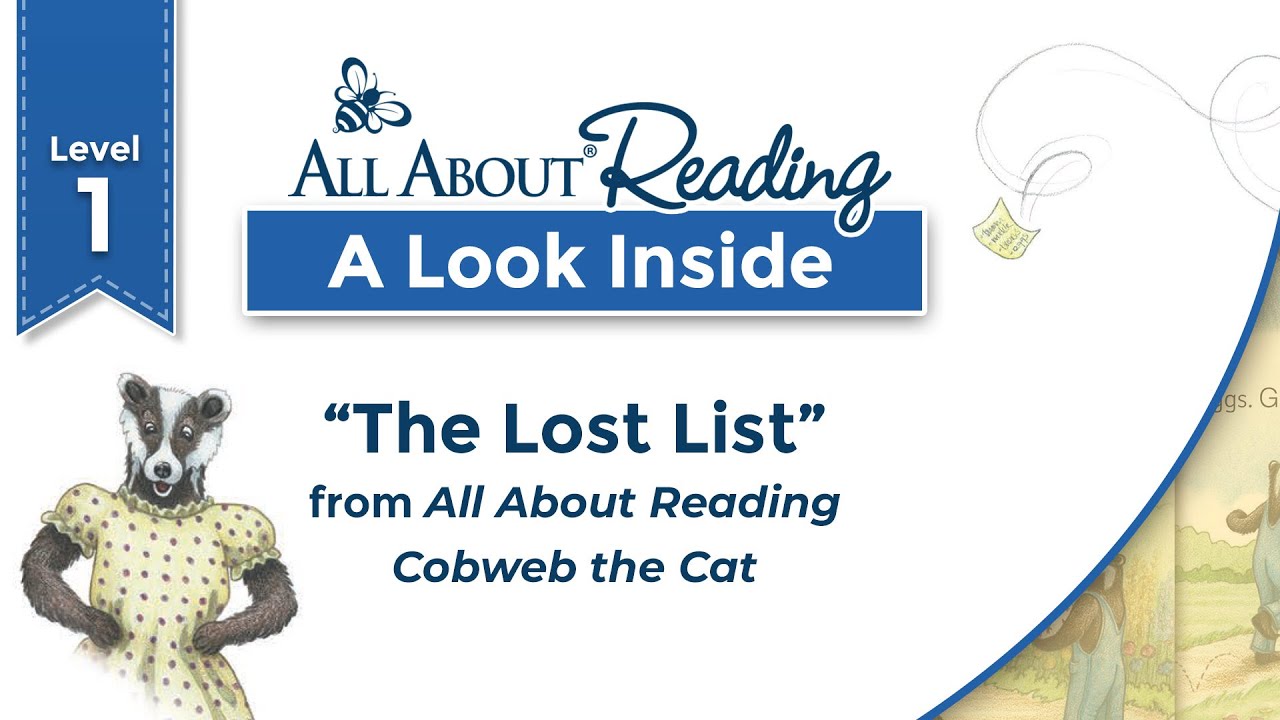 "The Lost List" - A Look Inside All About Reading Level 1 - YouTube