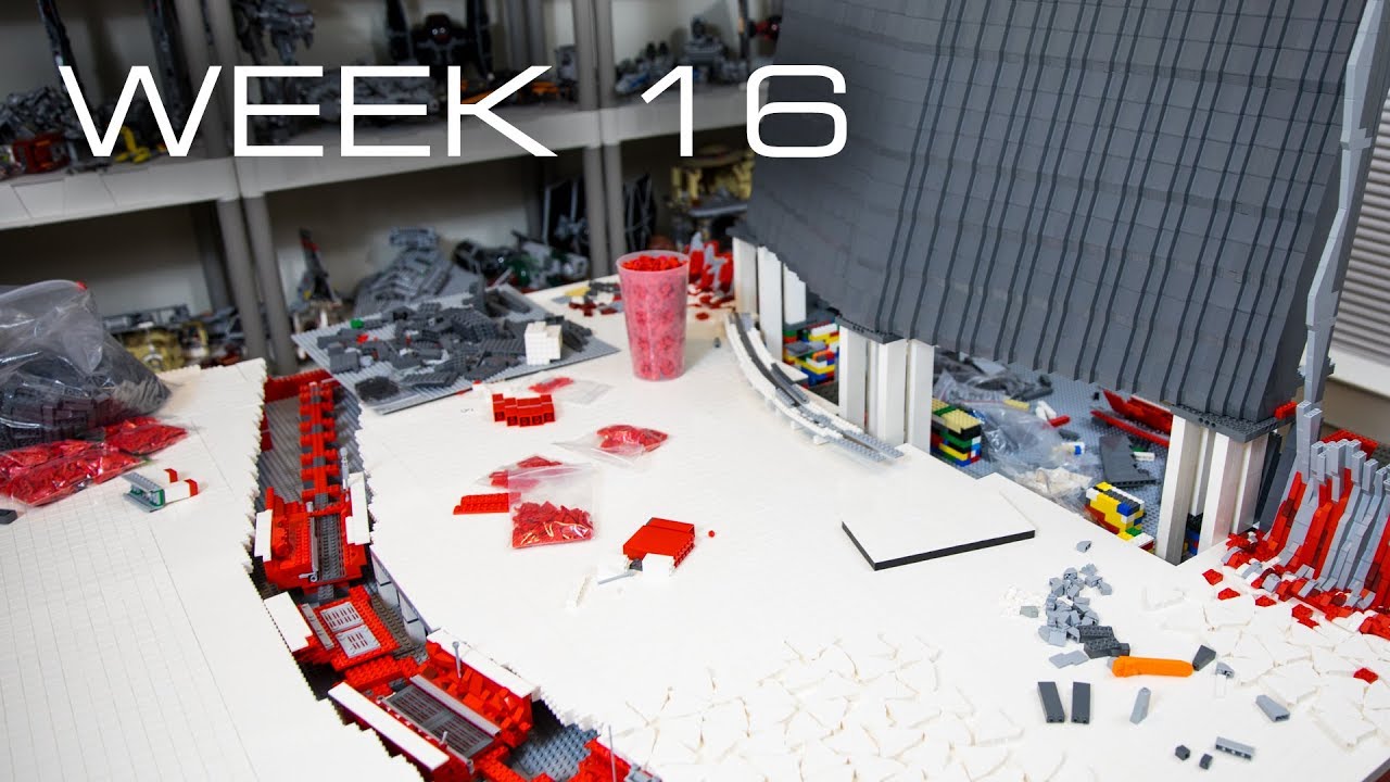 Building Crait in LEGO - Week 16: Structure Reinforcement - YouTube