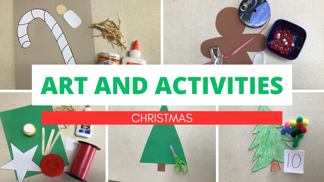 CHRISTMAS Art, Activity and Center Ideas - SEVERAL Videos in ONE! # ...