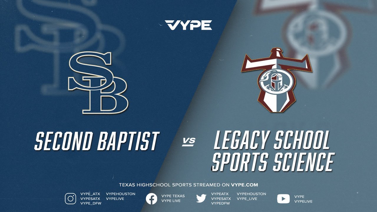 7PM - Football: Second Baptist vs. Legacy School Sports Science - YouTube