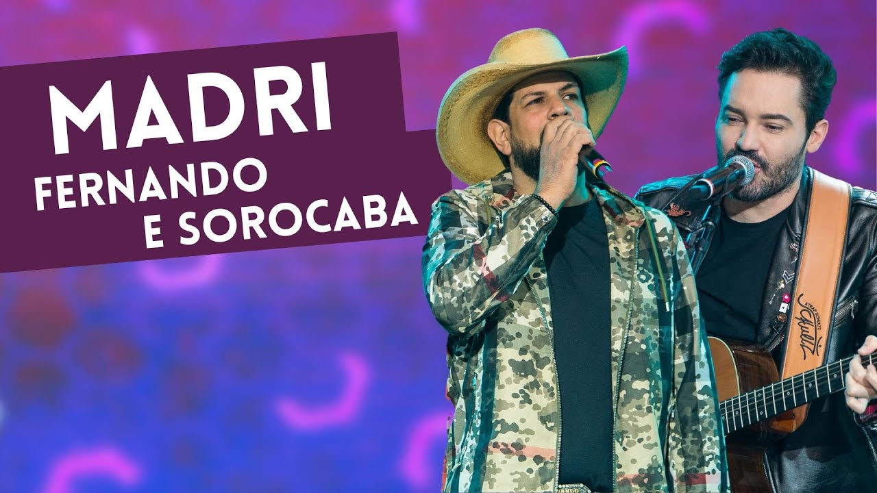 Fernando e Sorocaba cantam “Madri” no Faustão Na Band - YouTube