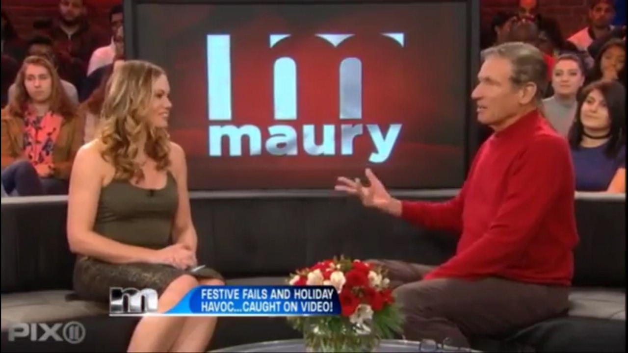 CHRISTY OLSON GUEST HOSTS THE MAURY SHOW: HOLIDAY HAVOC CAUGHT ON ...