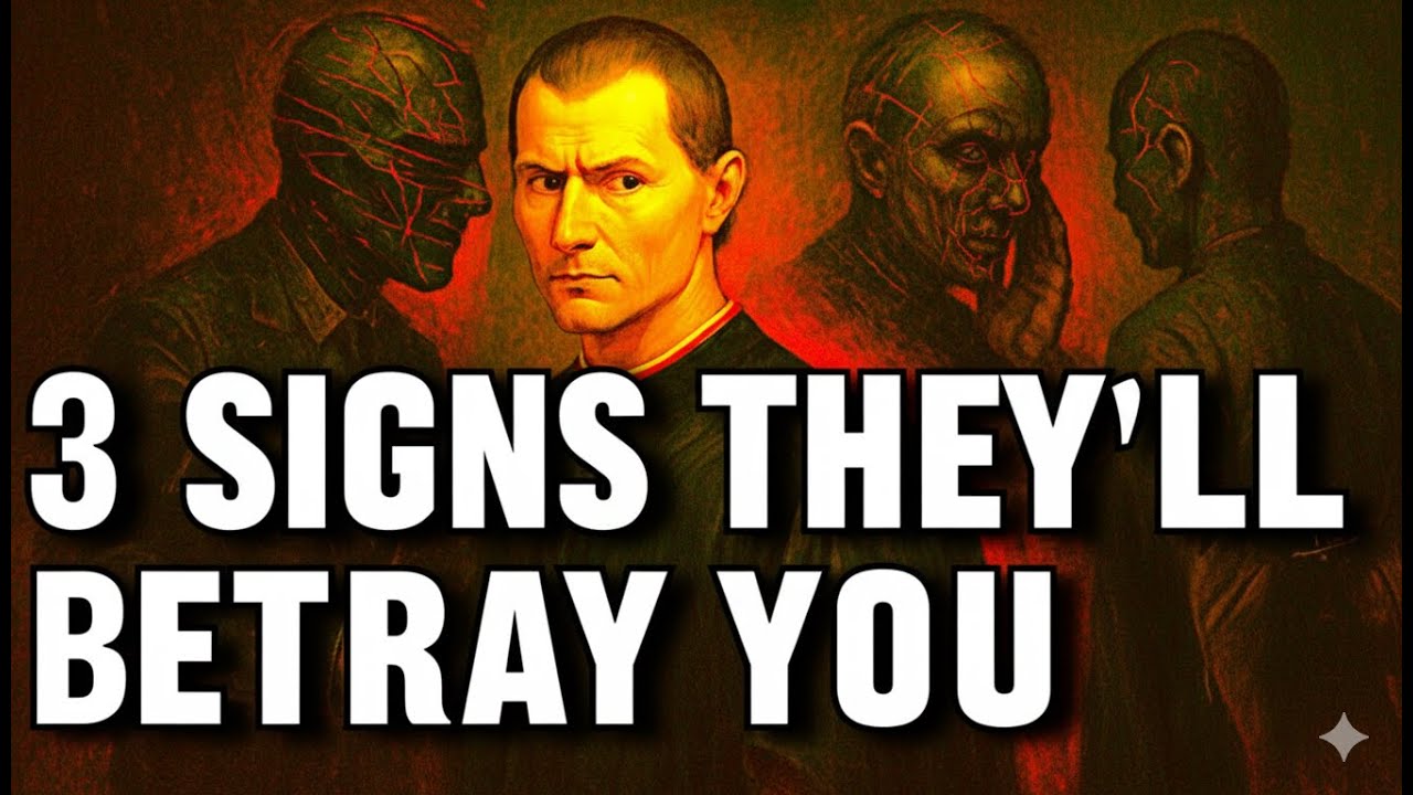 5 Warning Signs People Will Betray You - Machiavelli's Wisdom - YouTube