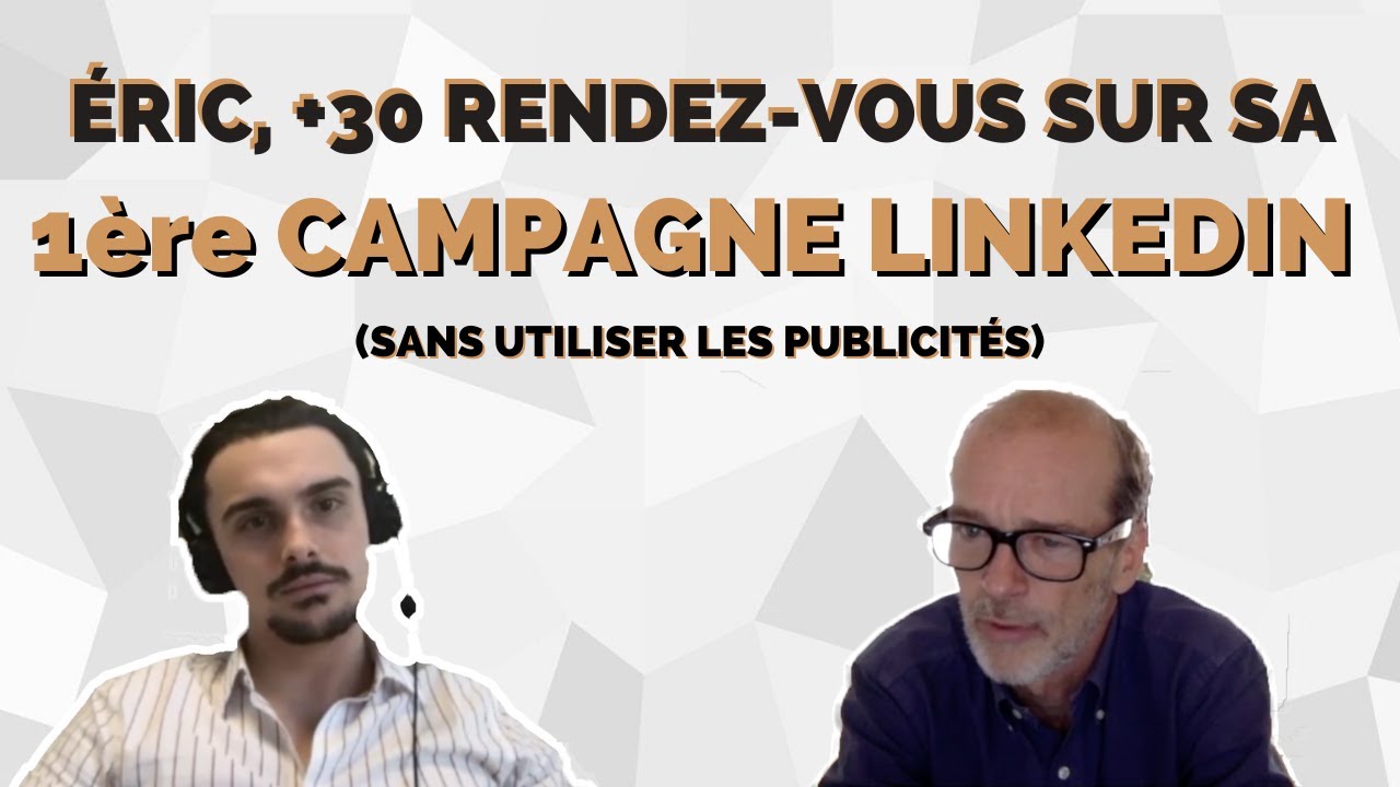 Eric Janvier : +30 rendez-vous lors de la 1ère campagne Linkedin (sans ...