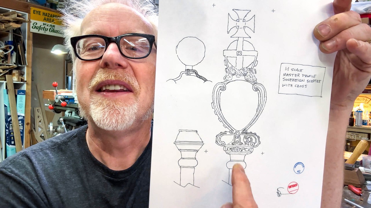 Adam Savage Builds a Royal Sceptre! (Yes. AGAIN.) - YouTube